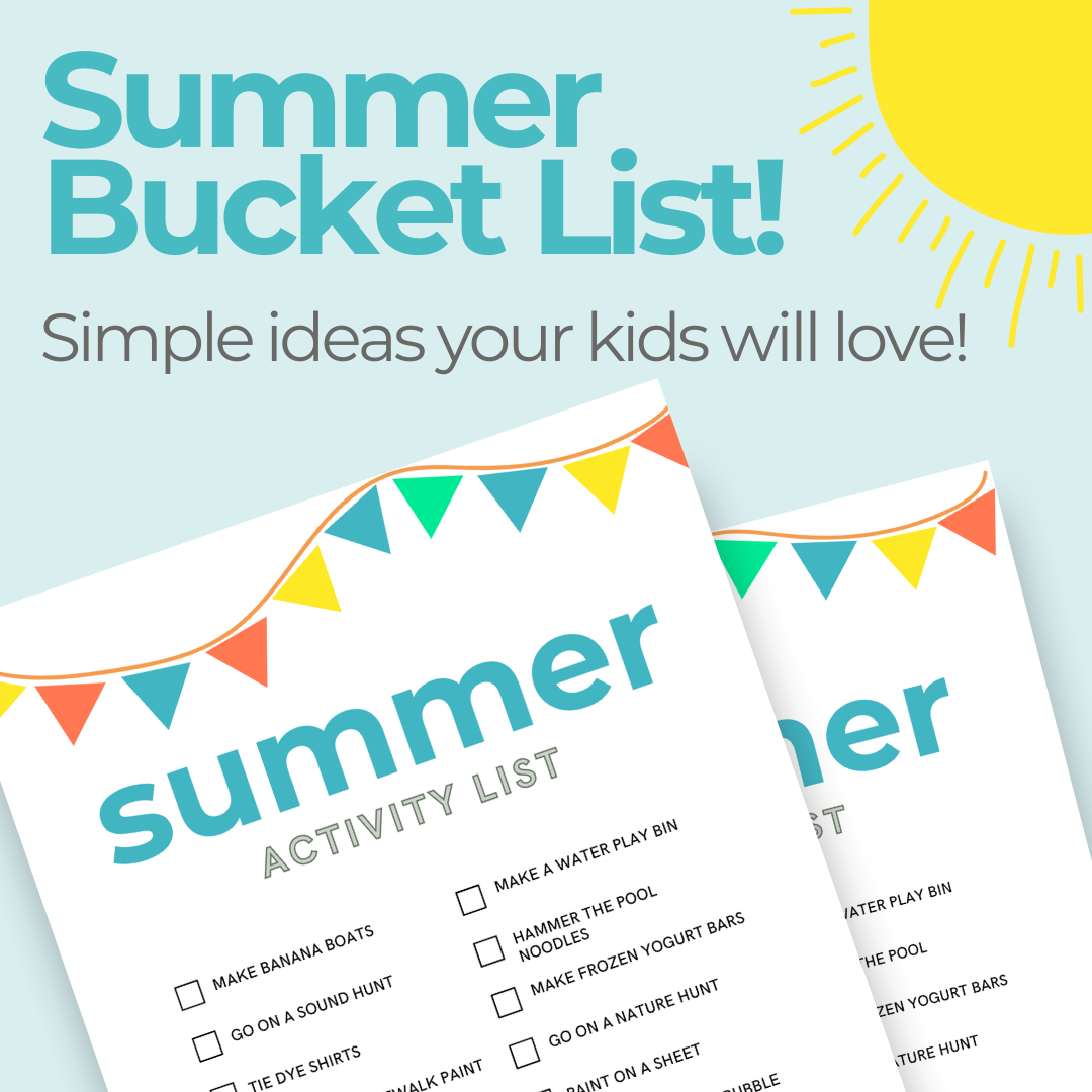 Summer Bucket List for Toddlers - Toddler Approved