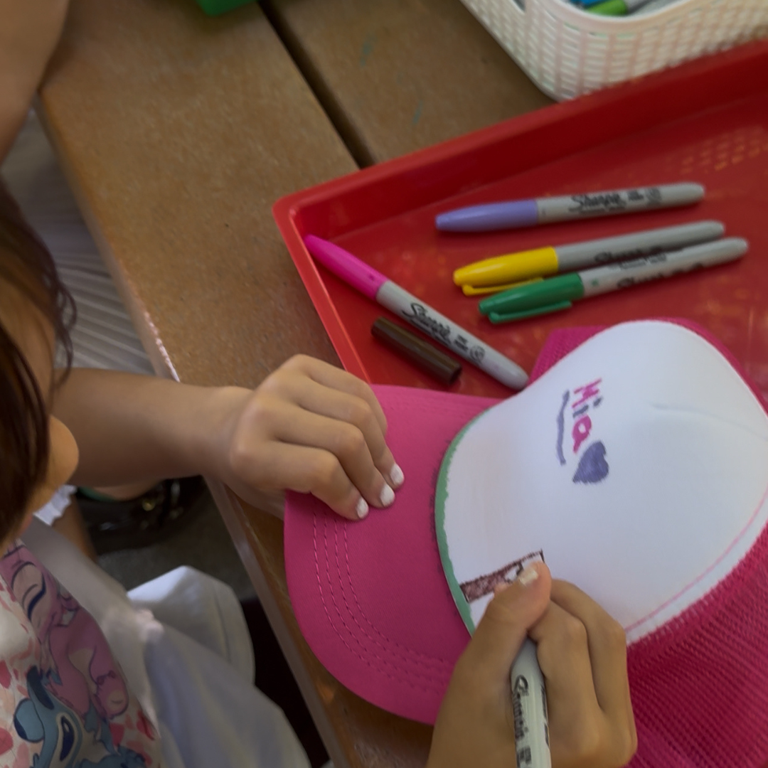 Sharpie Hat Art for Kids - Toddler Approved