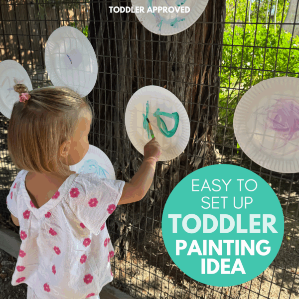 Easy Watercolor Painting Activity for Toddlers - Toddler Approved