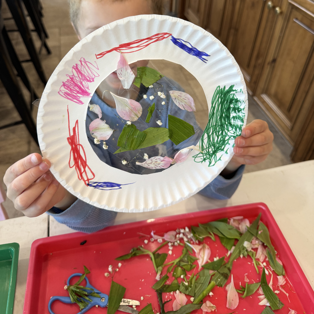 Paper Plate Suncatcher Craft for Kids
